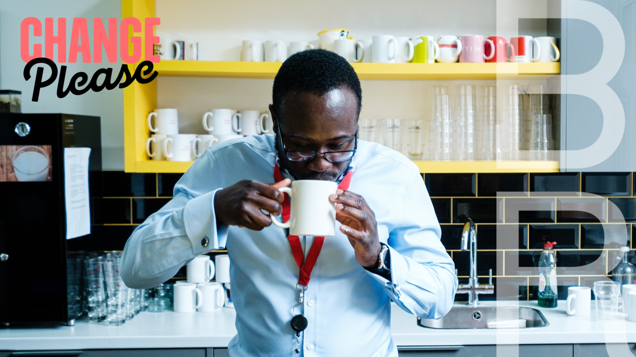 Change Please become our official coffee partner - Blick Rothenberg